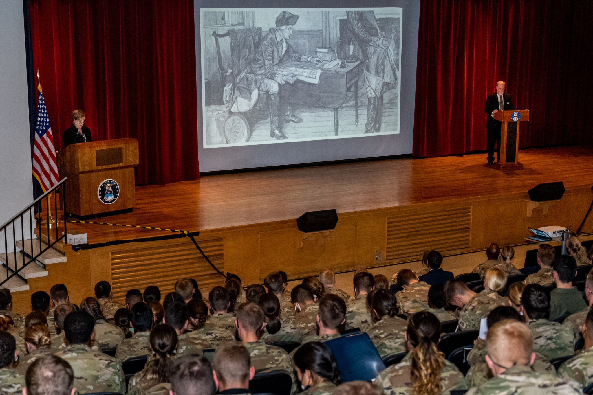 Historians encourage cadets to balance justice, mercy at Harmon ...