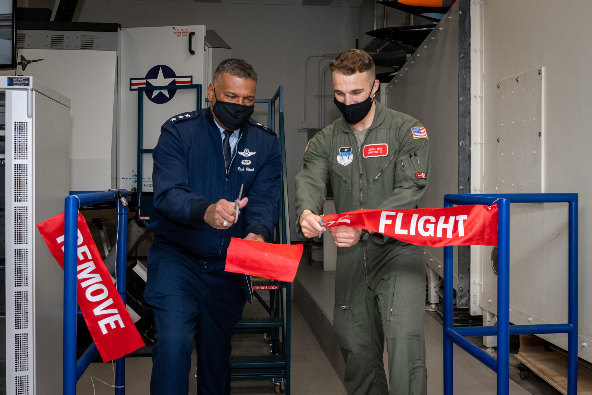 Aeronautics cadets, faculty celebrate high-tech aerospace lab upgrades ...
