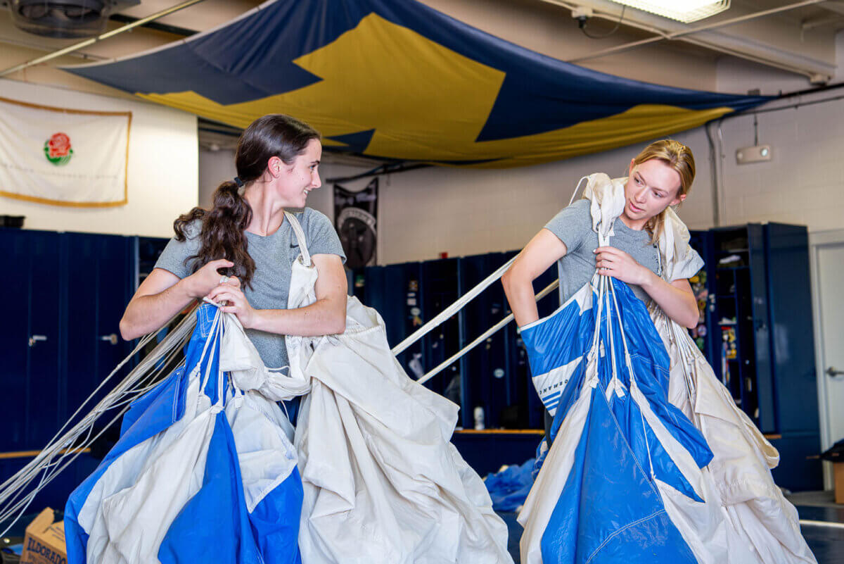 All-female skydiving teams excel in competition, leadership • United ...