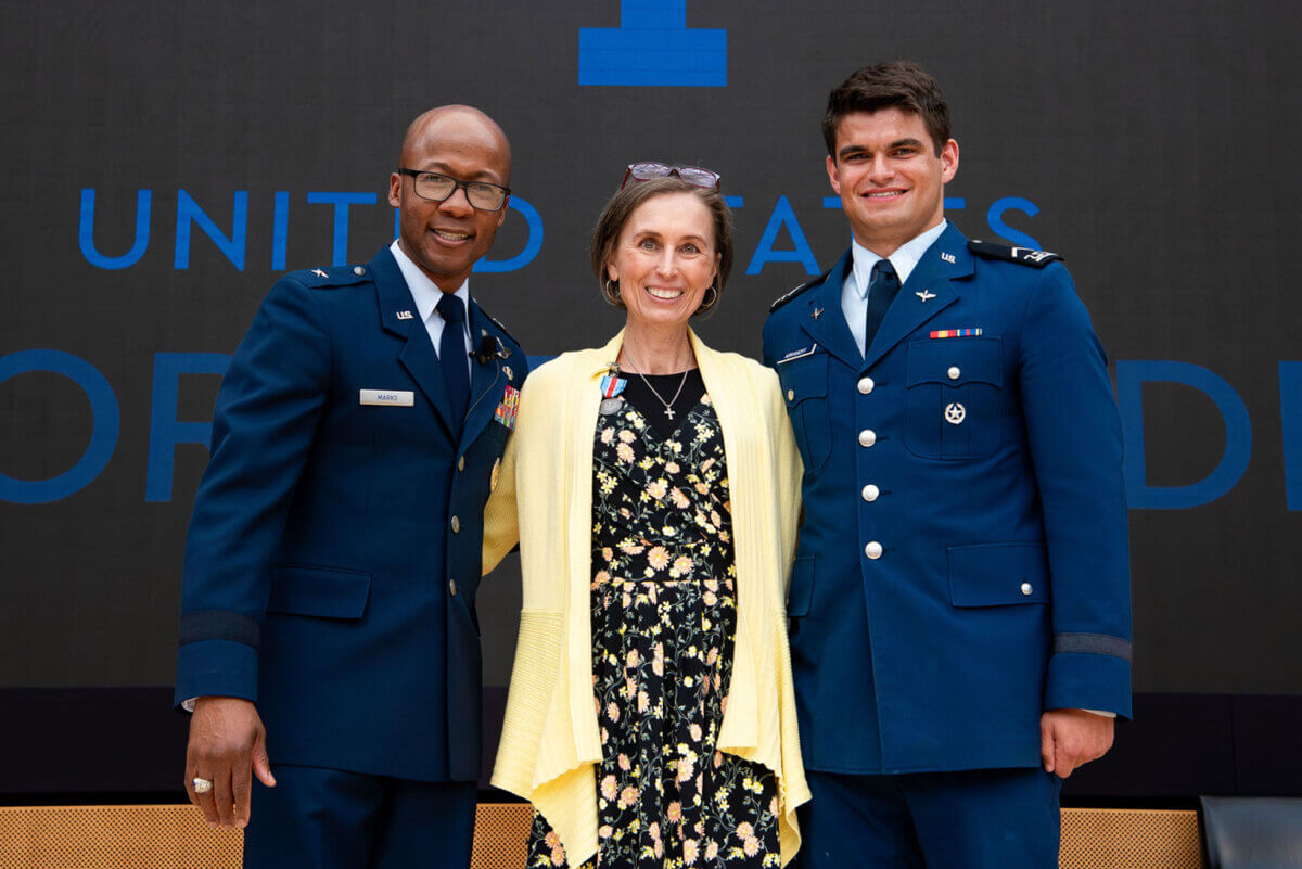 Academy recognizes military spouse for heroic life-saving actions ...