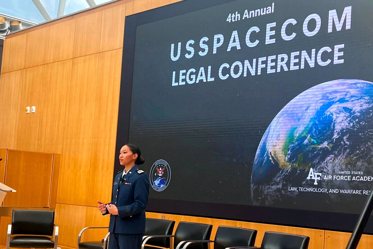 Cadets learn, instruct during legal conference • United States Air ...
