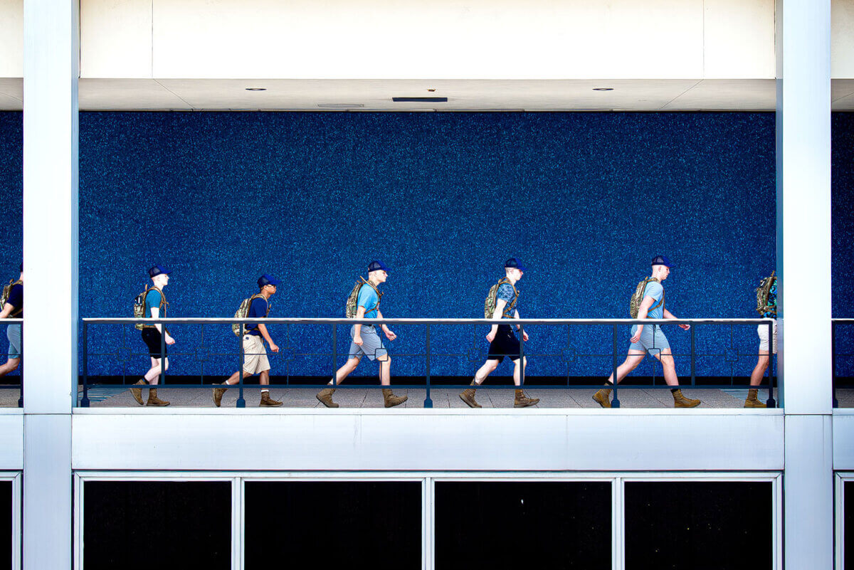 Class of 2028 appointees arrive for in-processing • United States Air ...