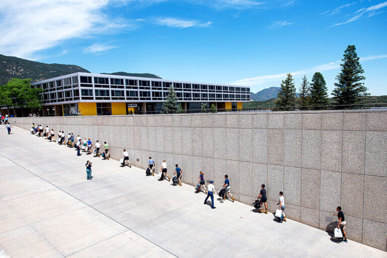 Class of 2028 appointees arrive for in-processing • United States Air ...