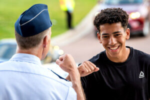 Class of 2028 appointees arrive for in-processing • United States Air ...