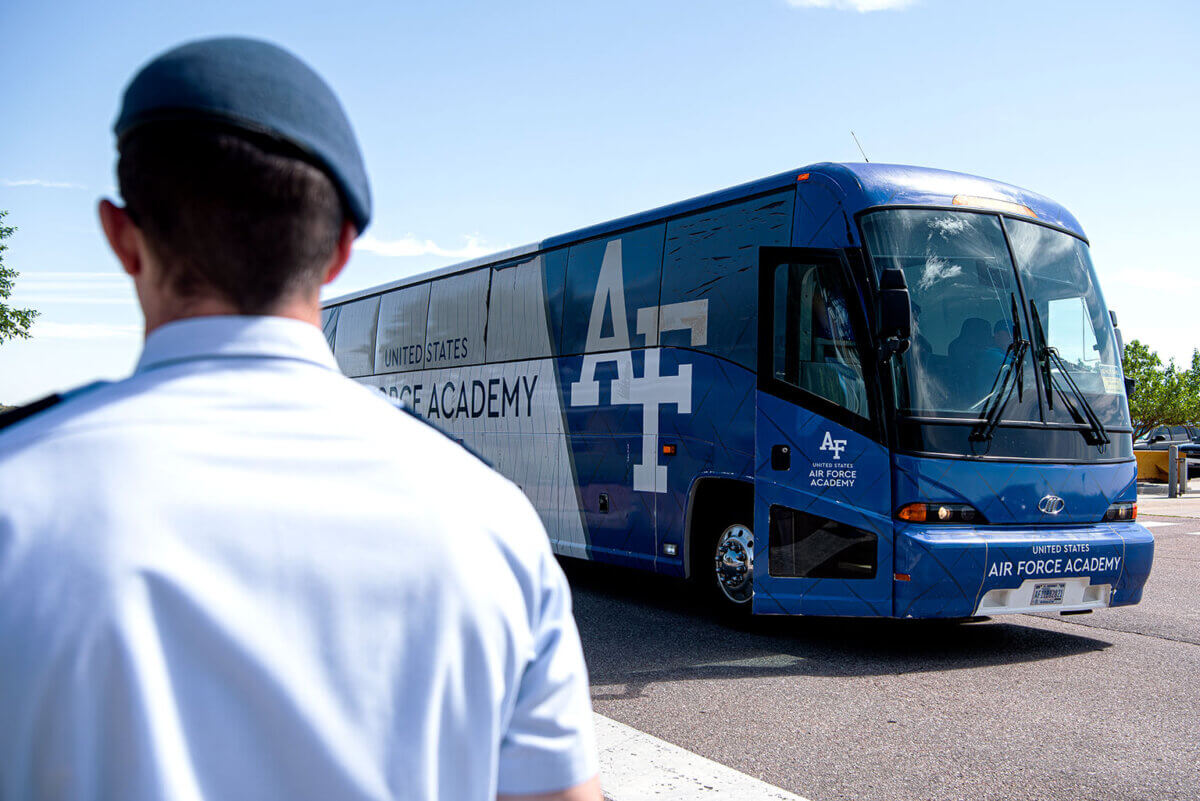 Class of 2028 appointees arrive for in-processing • United States Air ...