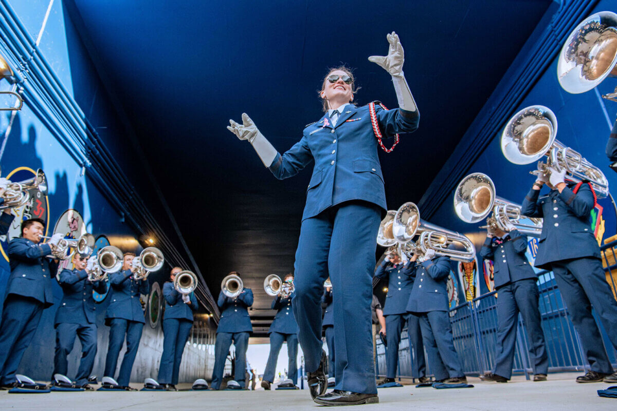 Drum and Bugle Corps hone leadership skills • United States Air Force ...