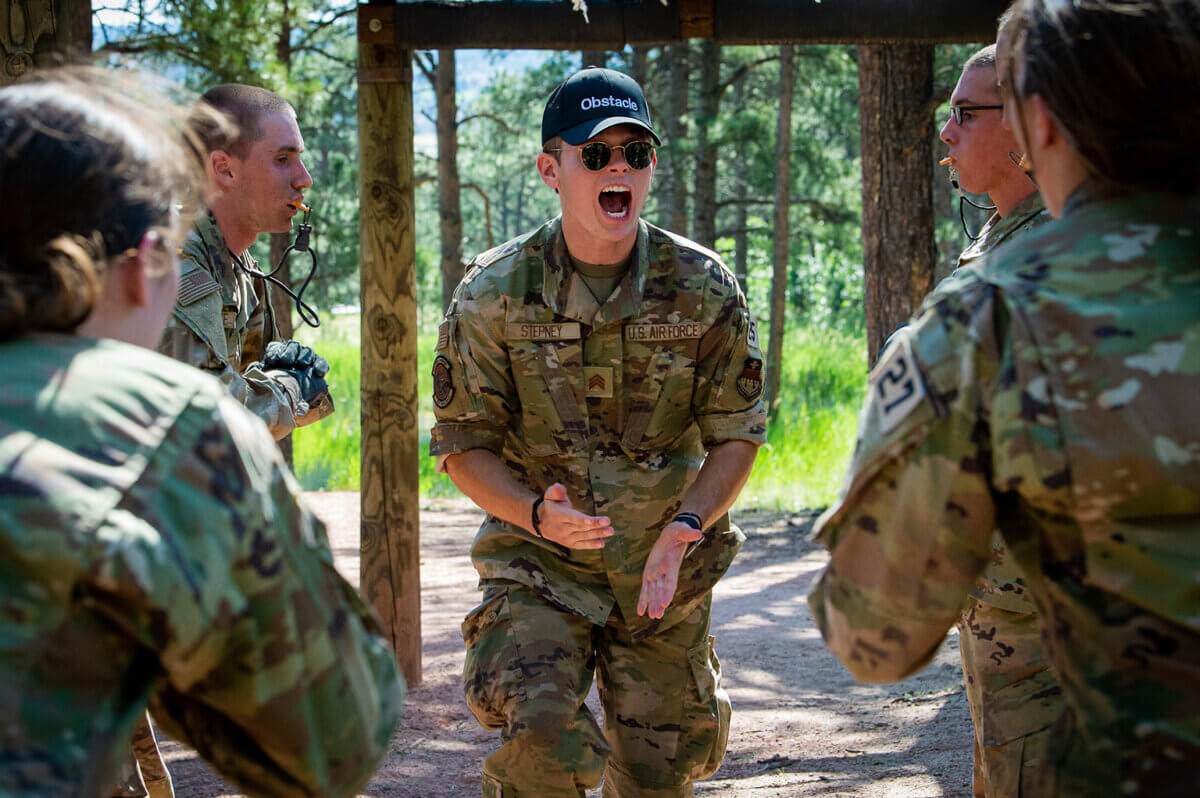 Cadet cadre lead basics through Jacks Valley training • United States ...