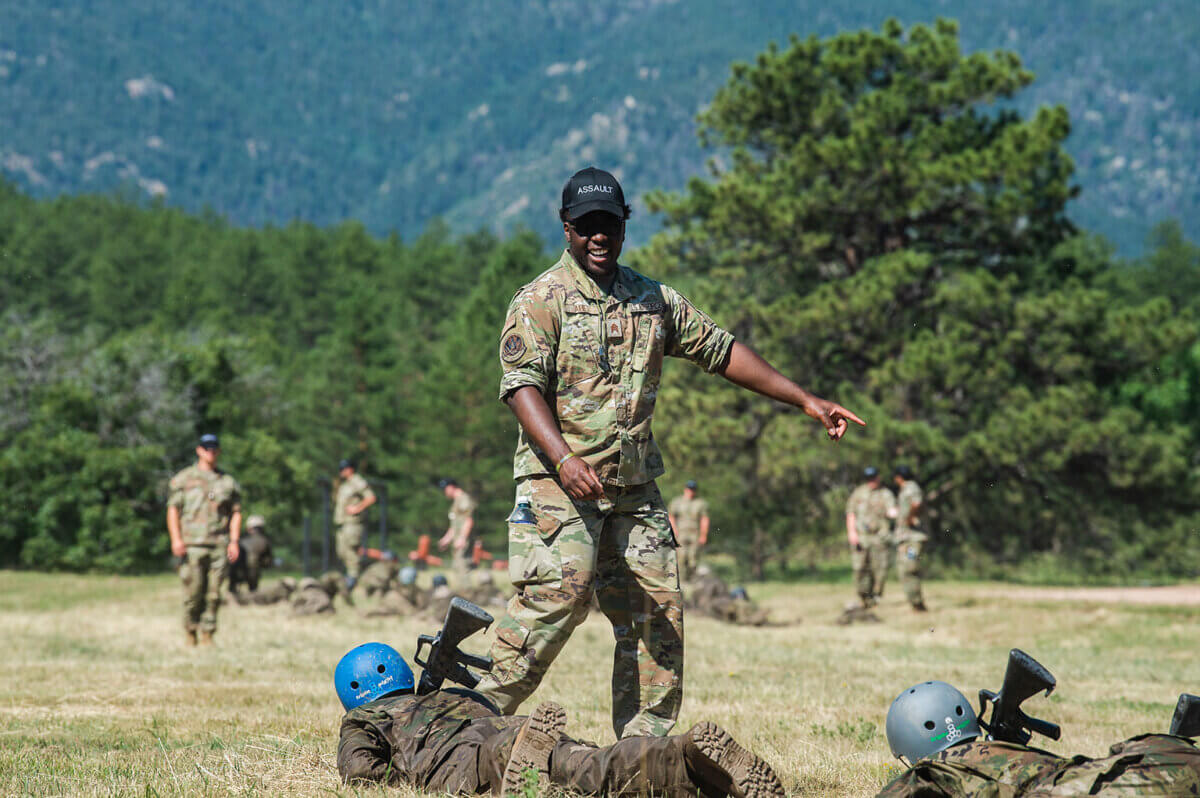 Cadet cadre lead basics through Jacks Valley training • United States ...