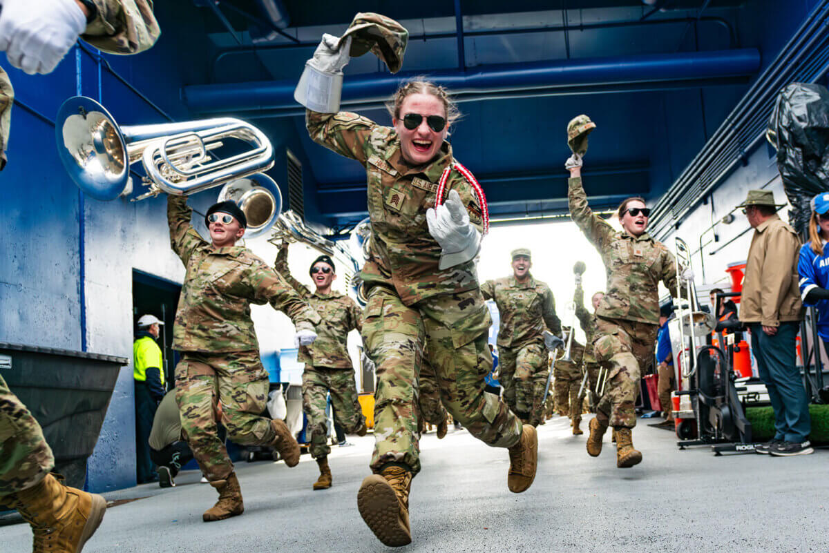 Drum and Bugle Corps hone leadership skills • United States Air Force ...