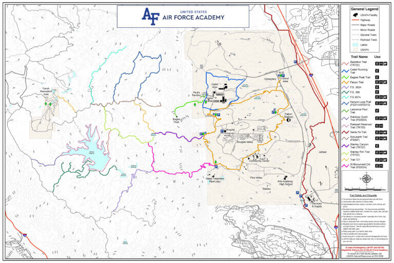 Hiking and Biking Trails • United States Air Force Academy