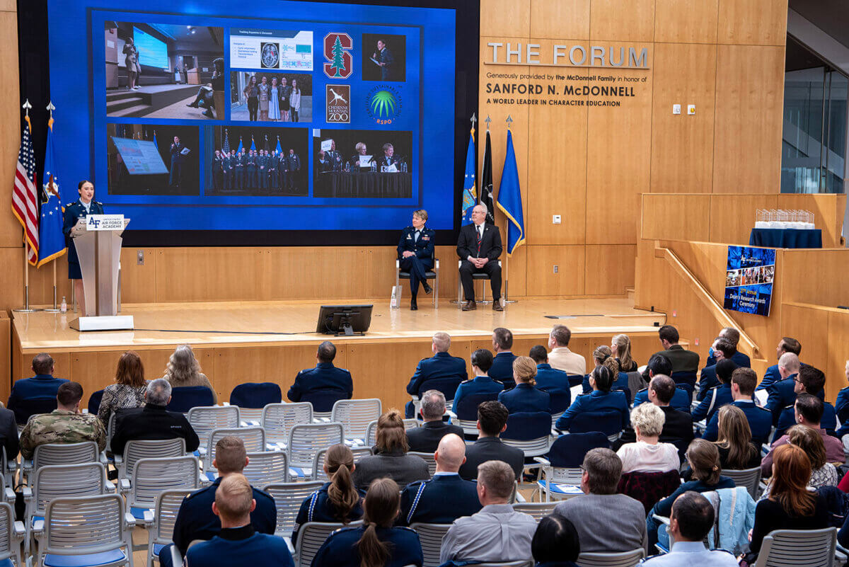 Dean presents Annual Research Awards • United States Air Force Academy