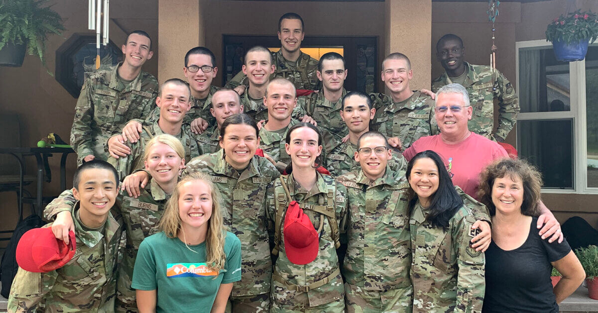Sponsor family opens home and hearts to cadets • United States Air ...