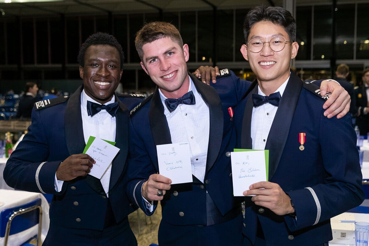 Cadets receive base assignments at Class of 2025 100s Night • United ...